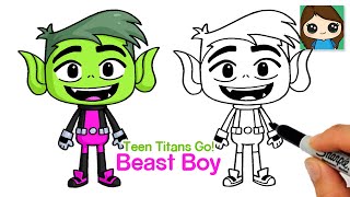 How To Draw Beast Boy And Cyborg