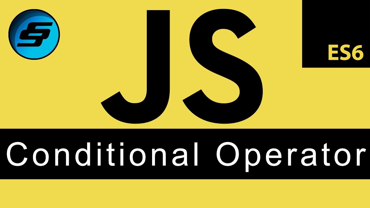 Conditional Operator Javascript Programming Youtube