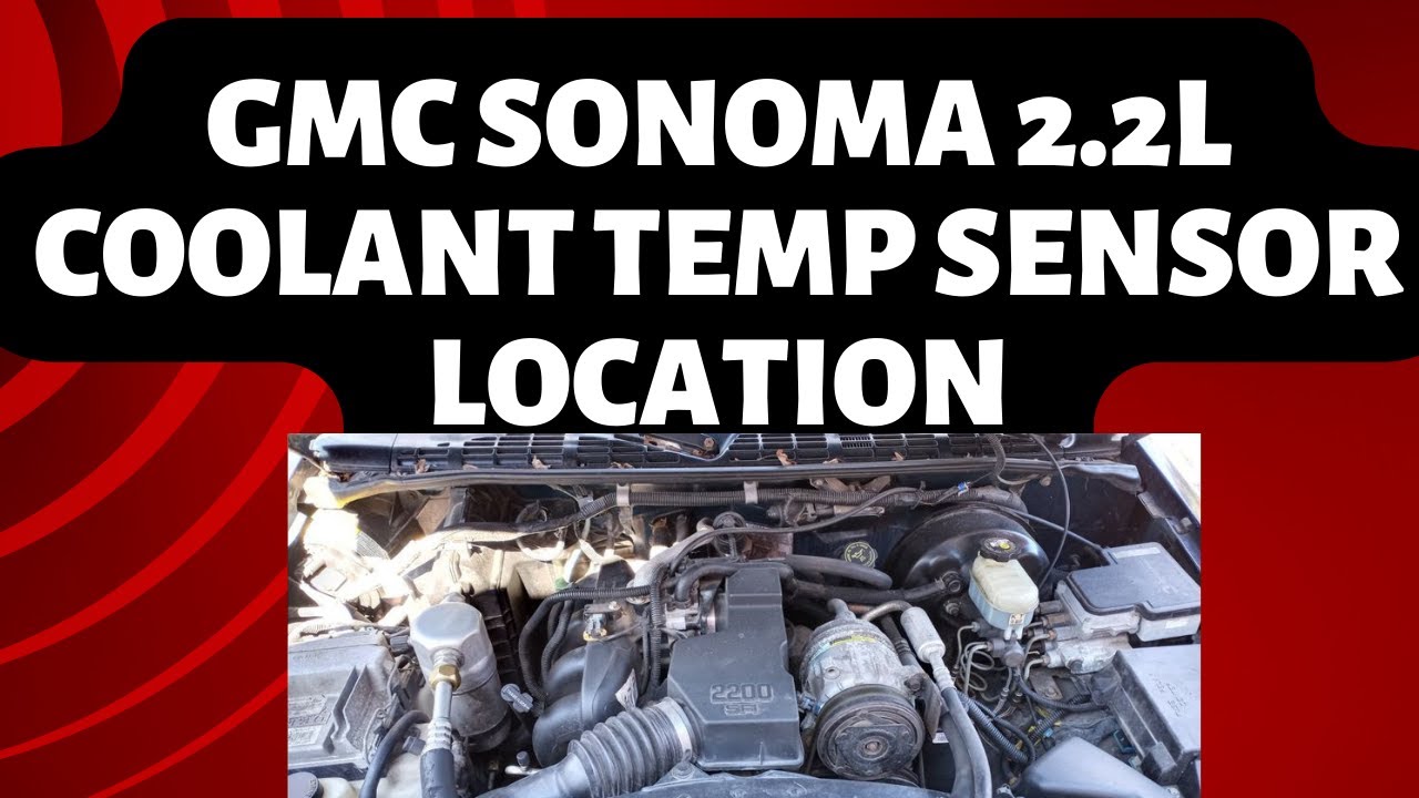 1998 Gmc Sonoma Coolant Temp Sensor Location Youtube