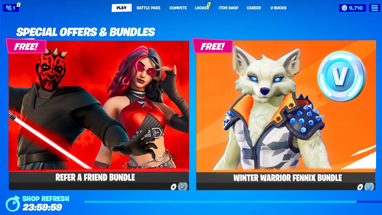 Free Bundle For Everyone In Fortnite Youtube