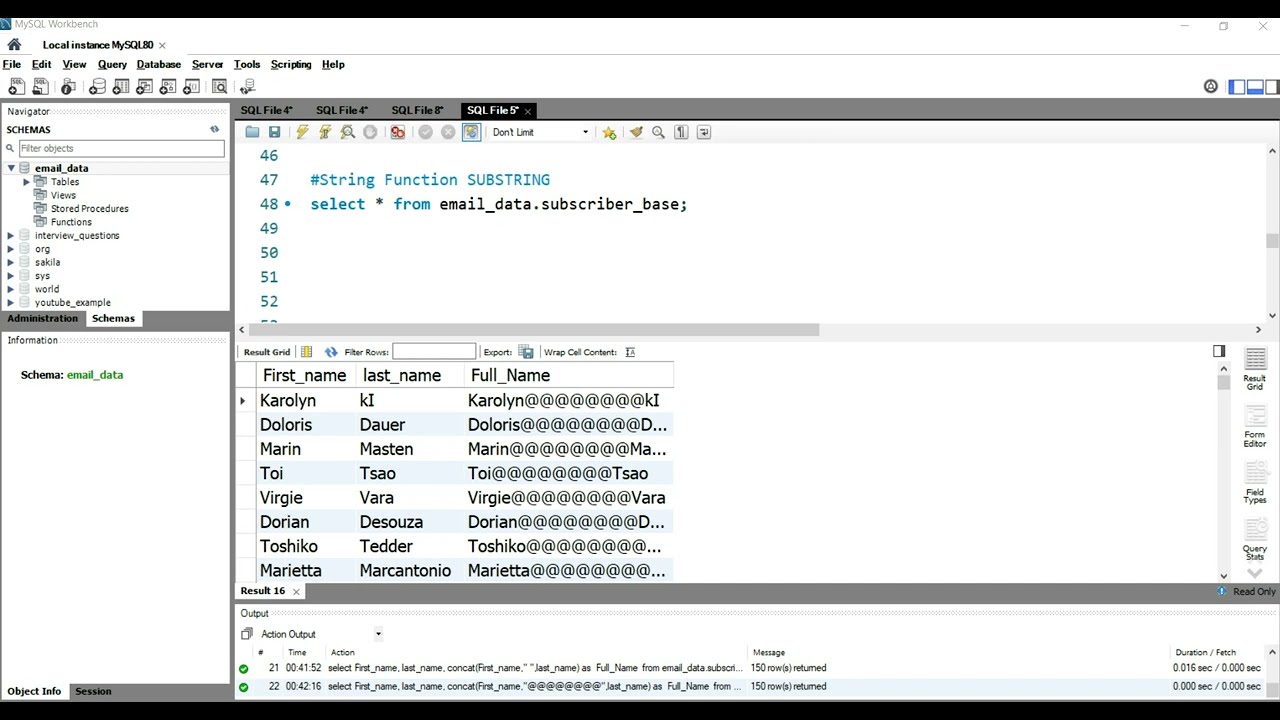 Sql String Function Substring How To Extract A Substring From A