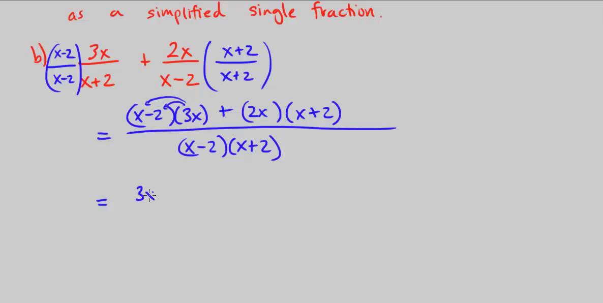Cpm Precalculus 3 26 Simplifying Rational Expressions Youtube