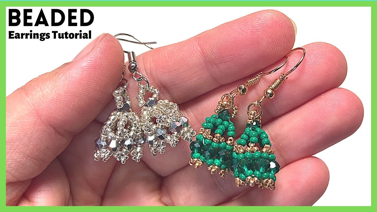Beautiful Beaded Earrings How To Make Beaded Earrings Diy Jewelry