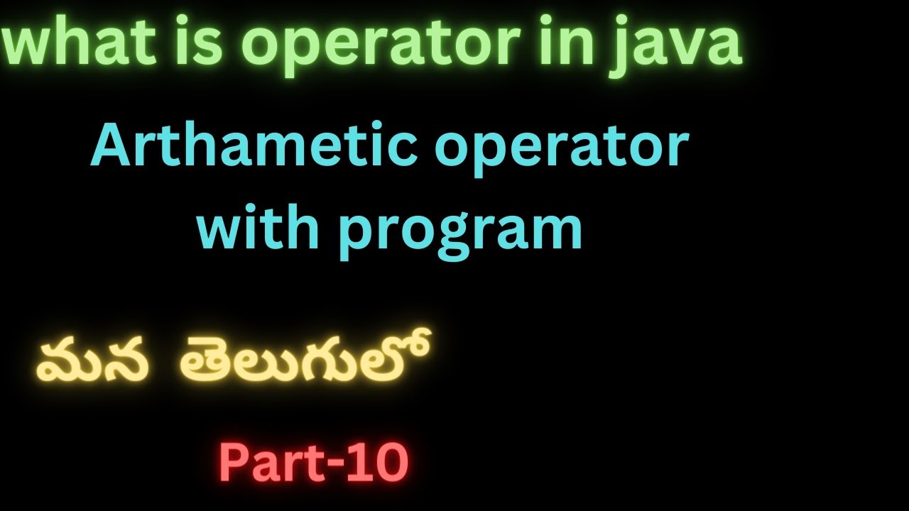 Java Tutorial Part 10 Java Javatutorialforbeginners Telugu