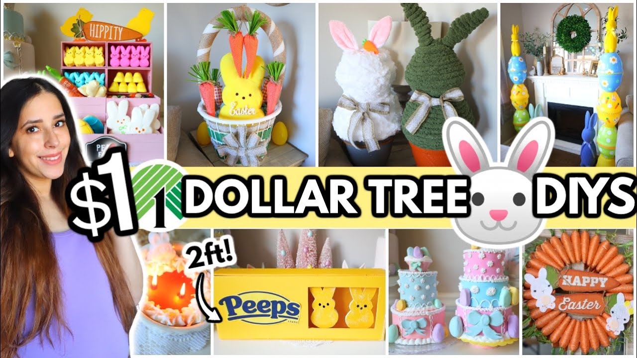 Dollar Tree Easter Diys For 2023 рџђ Easy Not Boring Crafts Youtube