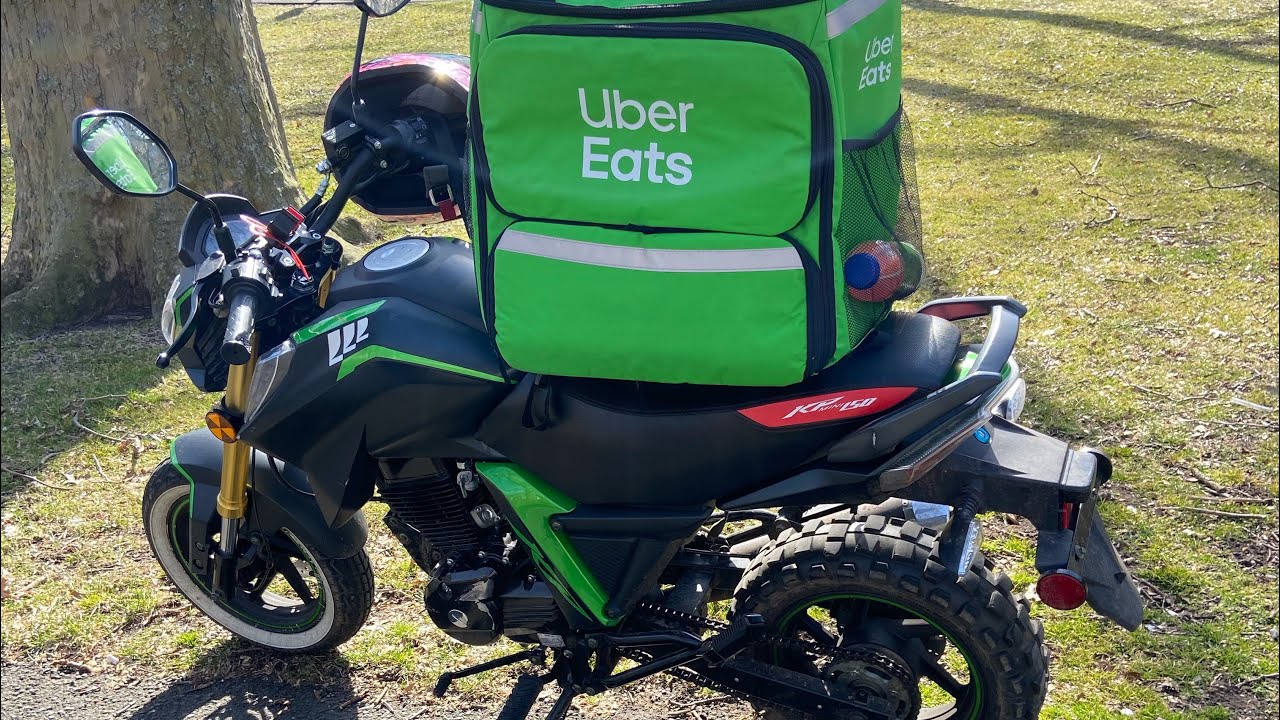 Uber Eats On A Motorcycle Youtube