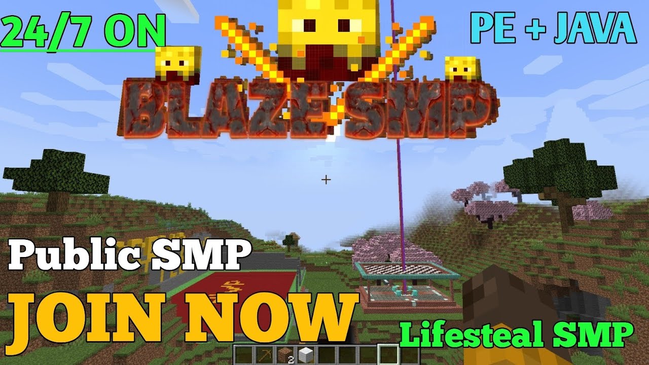 Minecraft Public Smp Free To Join Pe Java Youtube