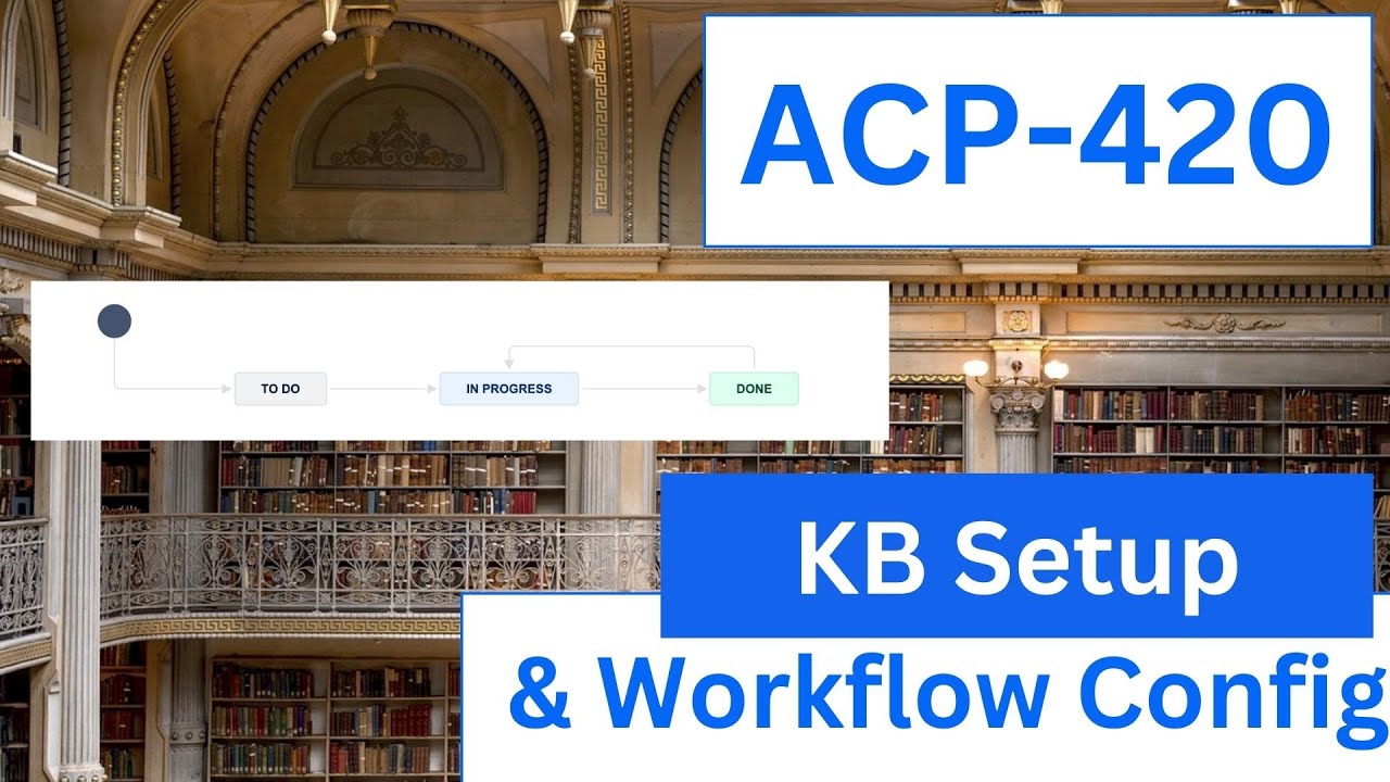 Knowledge Base Workflow Config Acp 420 Atlassian Certification