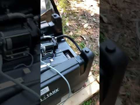 Am Tank Demo On Cat 259 D3 Youtube