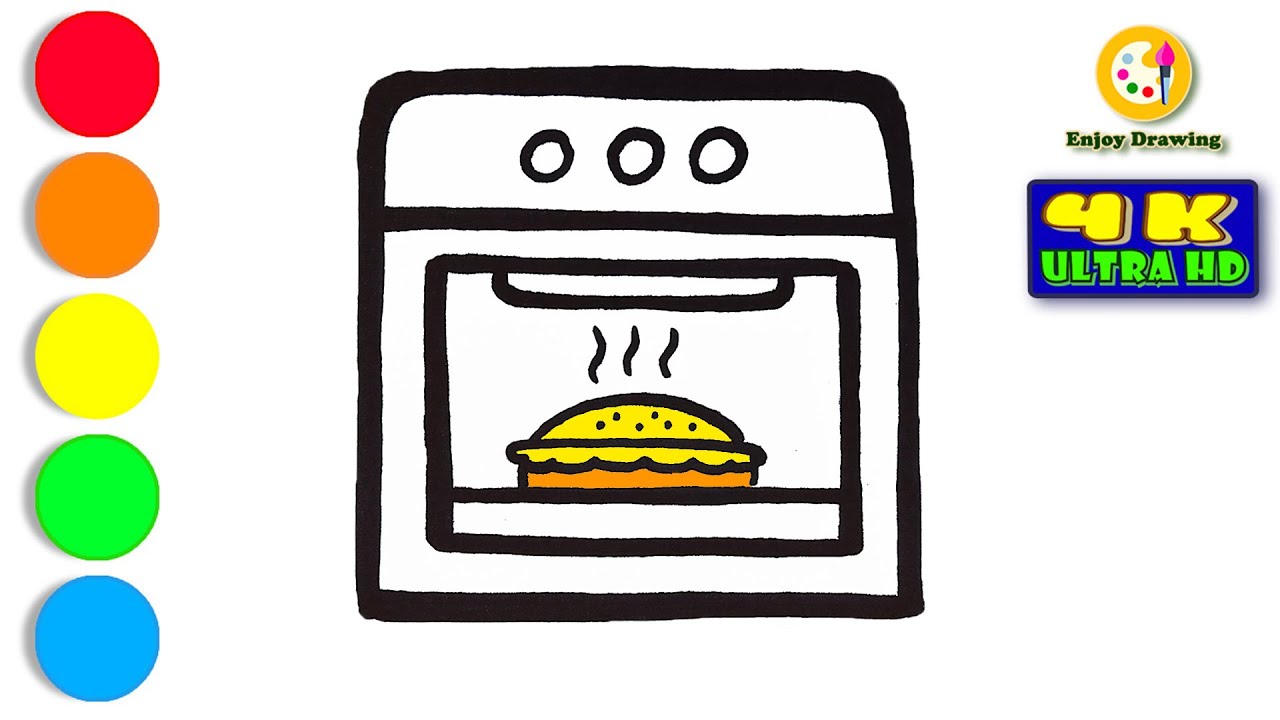 Oven Drawing How To Draw Oven Easy For Beginners Enjoy Drawing Youtube