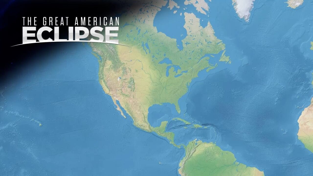 Animated Eclipse Map Youtube