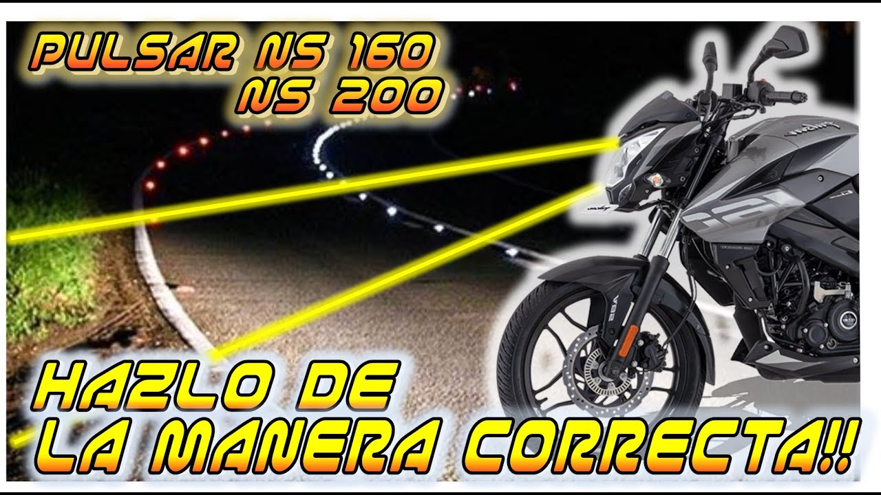 Asi Se Regulan Las Luces De Ns160 O Ns200 Hazlo En Tu Casa Sin