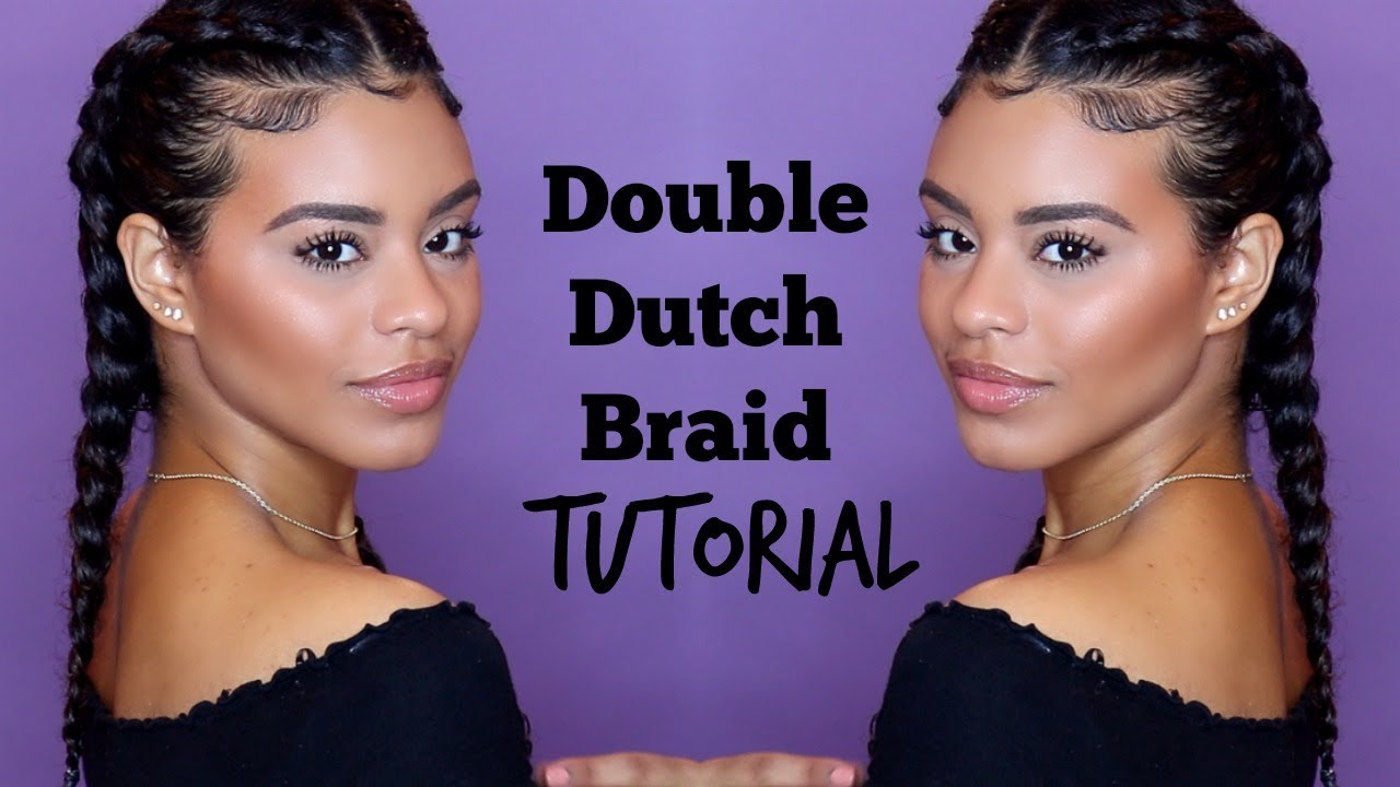 Double Dutch Braid Tutorial Updated Youtube