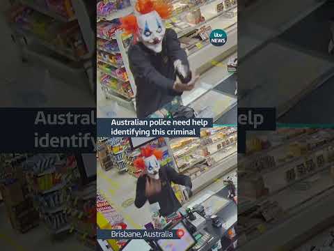 Armed Man In Clown Mask Robs Store In Australia Itvnews Clown Crime