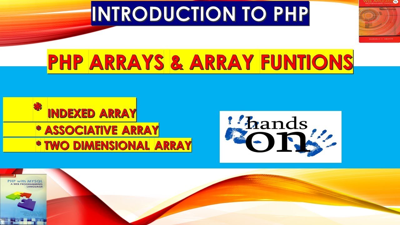 Php Array And Array Functions Youtube