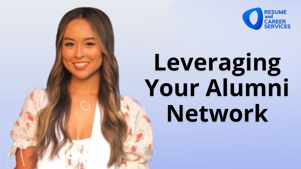 Leveraging Your Alumni Network Youtube
