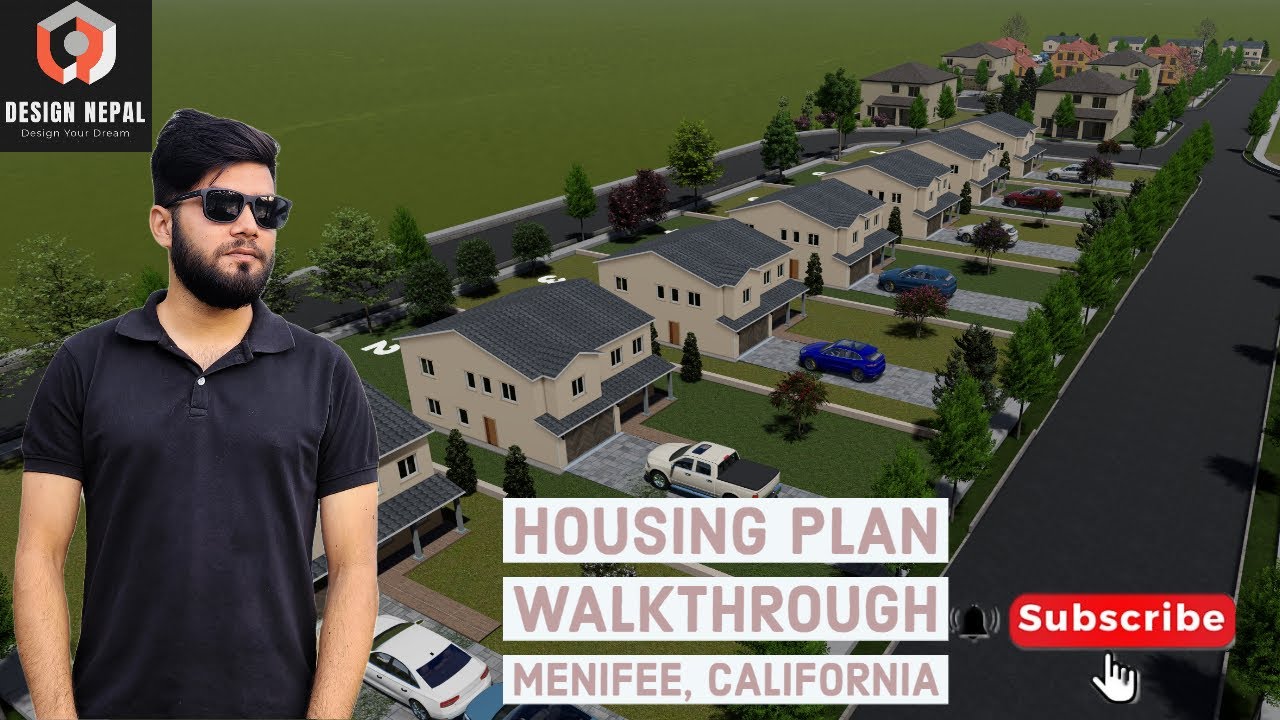 Housing Plot Plan Walkthrough California Youtube