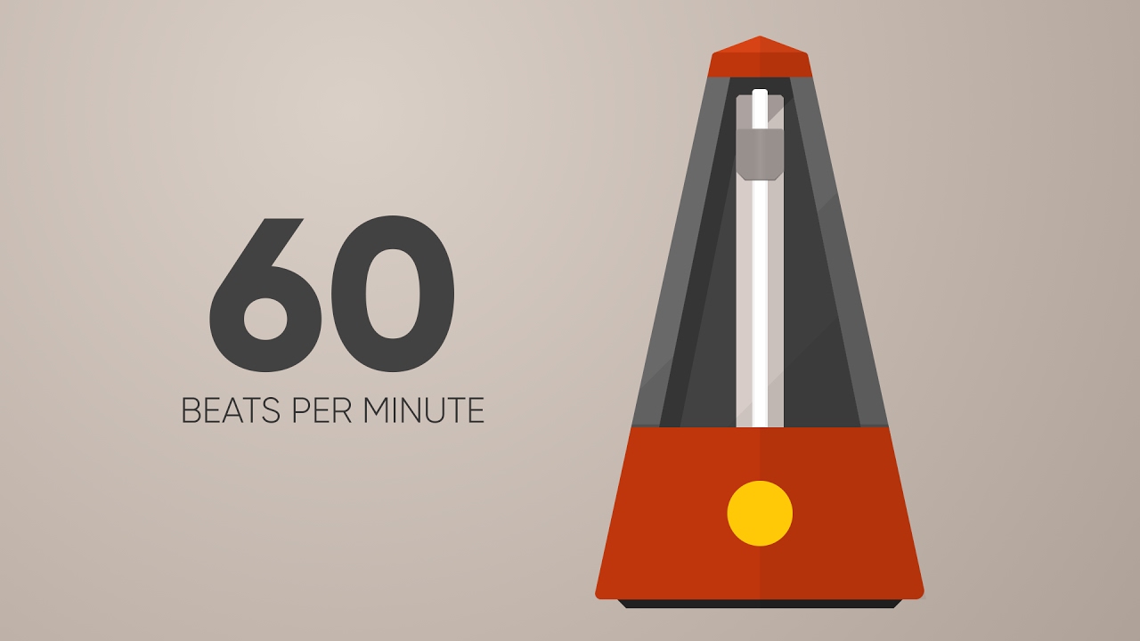 60 Bpm Metronome Youtube