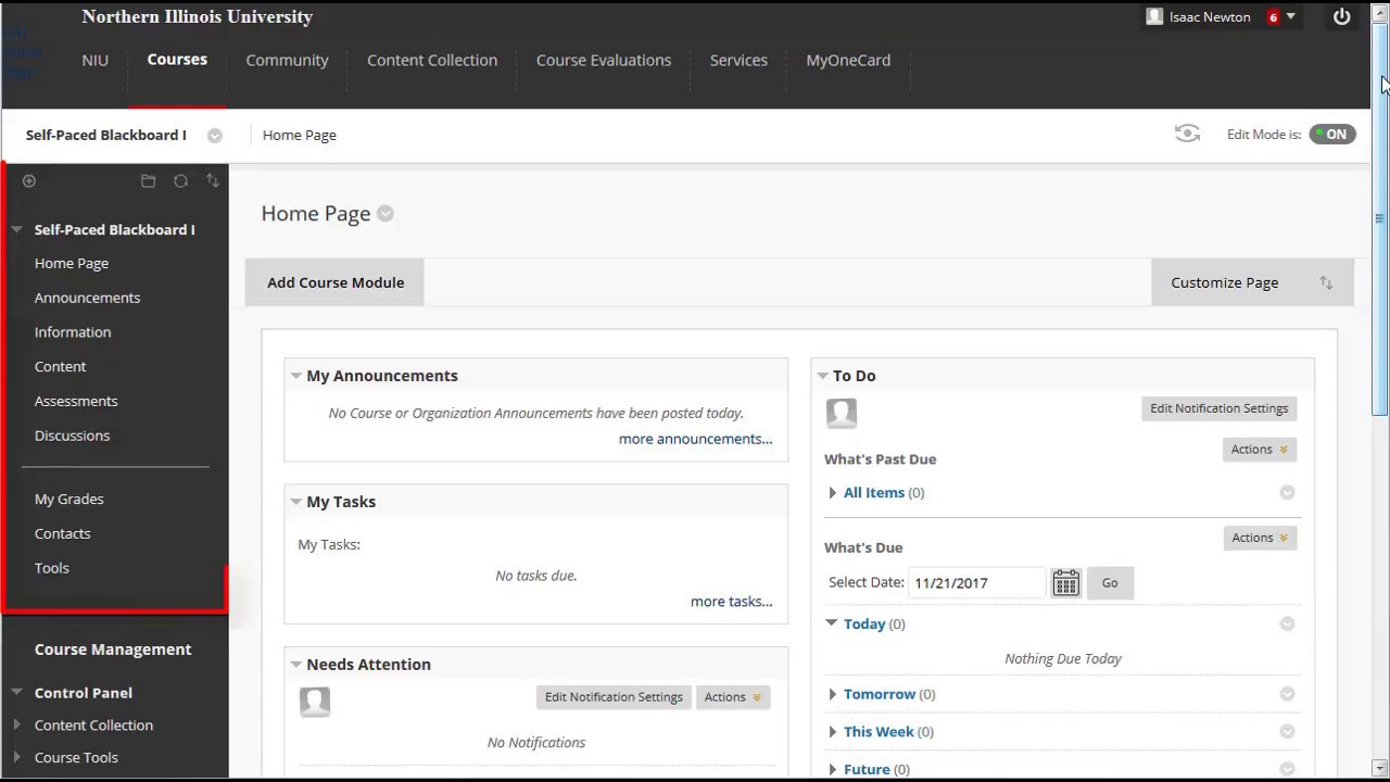 Blackboard Login Access Course Navigate