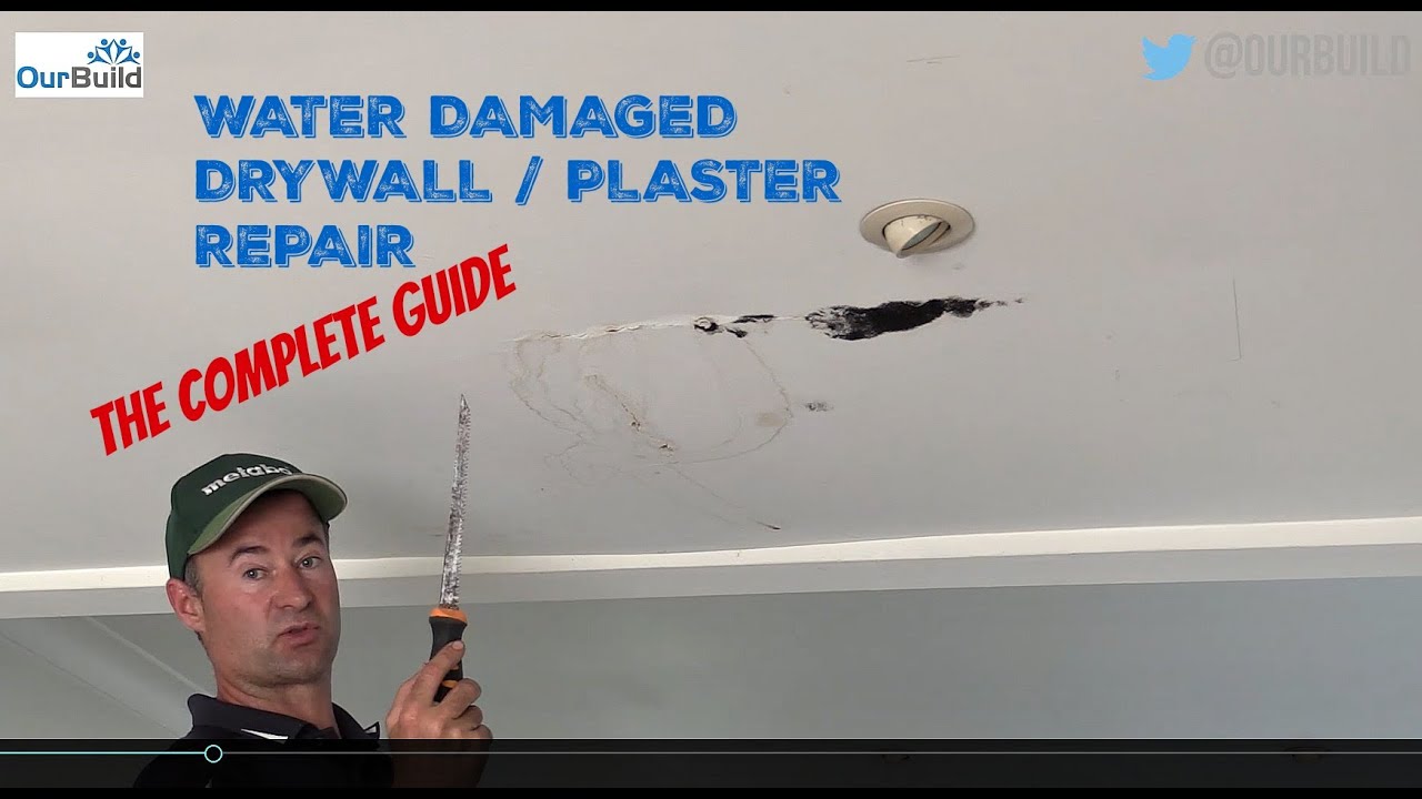 How To Fix Water Damage On Drywall Ceiling Americanwarmoms Org