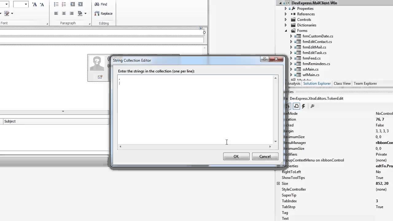 Devexpress Winforms Tokenedit Getting Started Youtube