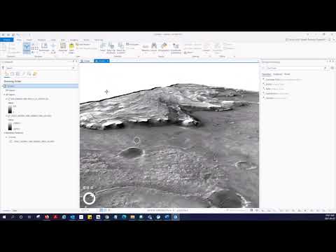 3d Visualization On Mars With Arcgis Pro