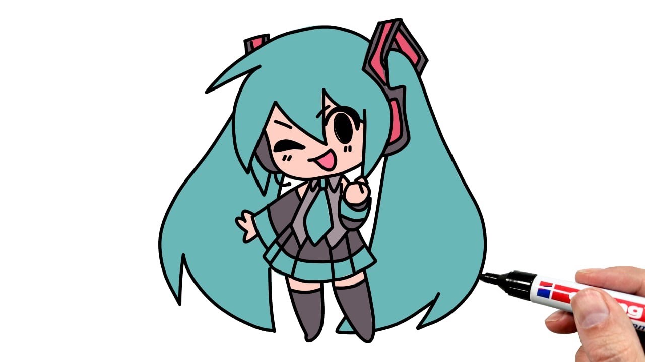 How To Draw Chibi Hatsune Miku
