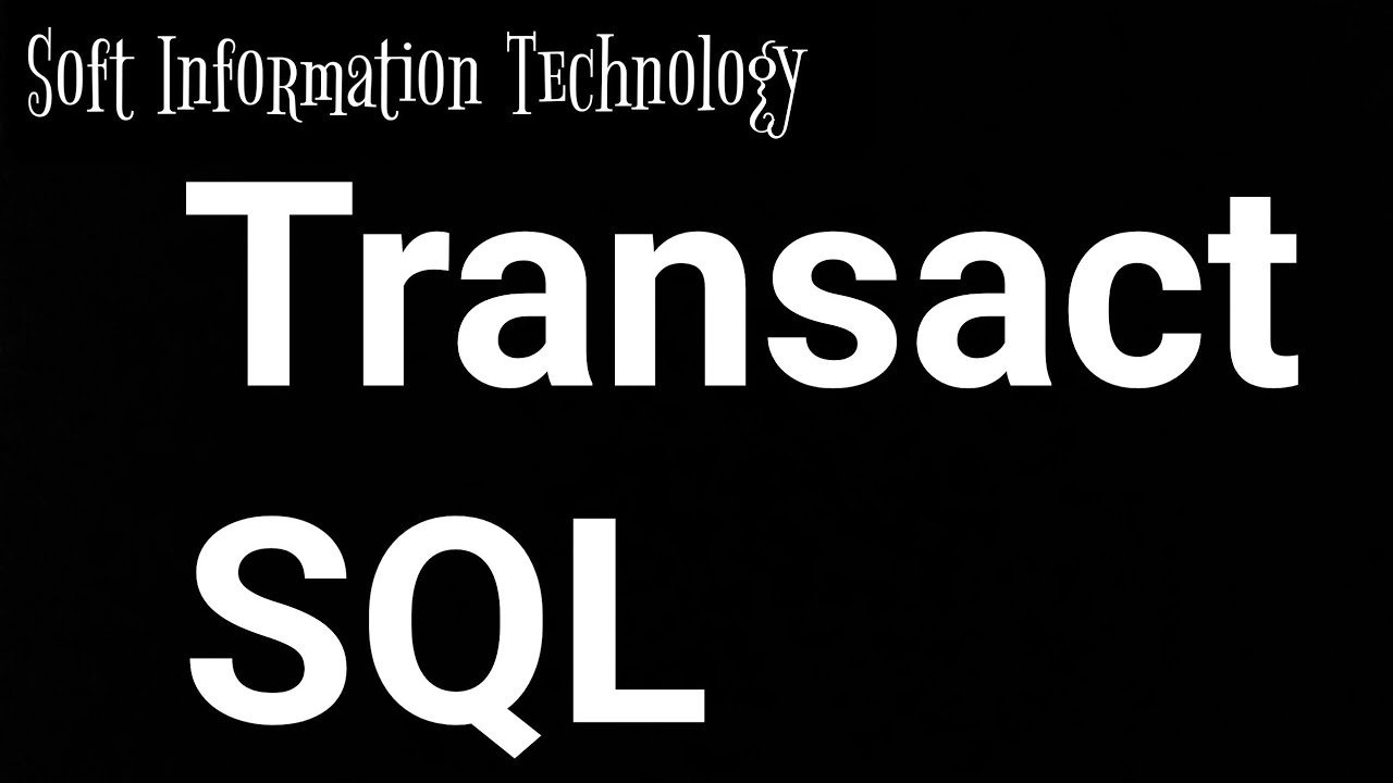 T Sql Youtube