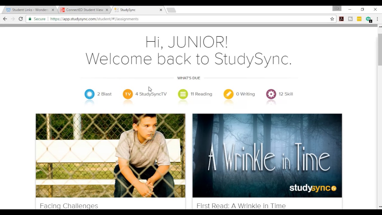 Studysync Youtube