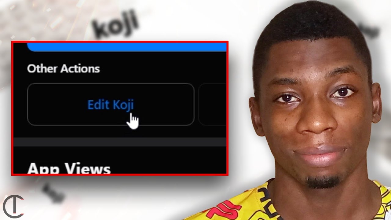 How To Edit A Koji Link Youtube
