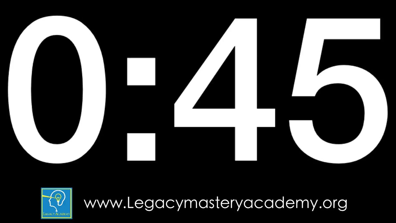 45 Second Timer Youtube