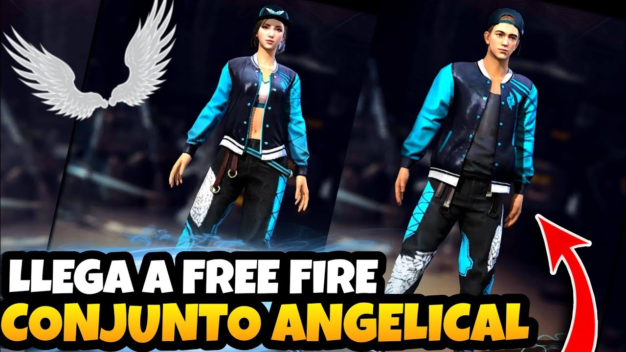 ёяыс Nuevo Conjunto Angelical De Free Fire Paquete Angelical Completoёяфе