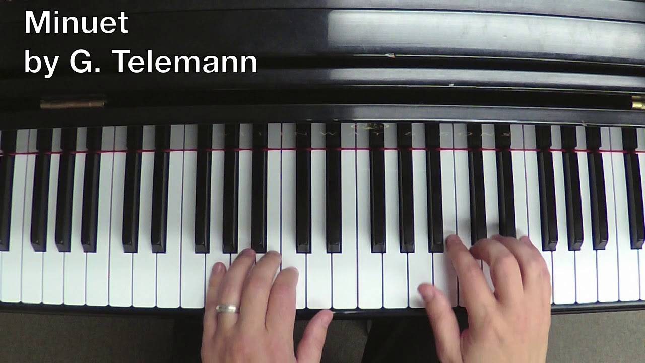 Repertoire Minuet In G By George Phillip Telemann Youtube