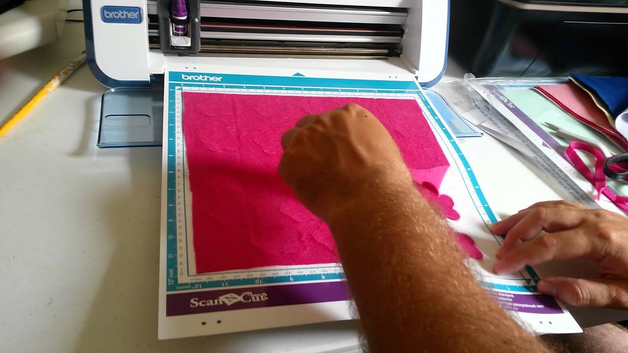 Brother Scan Cut Cortando Tecido Youtube