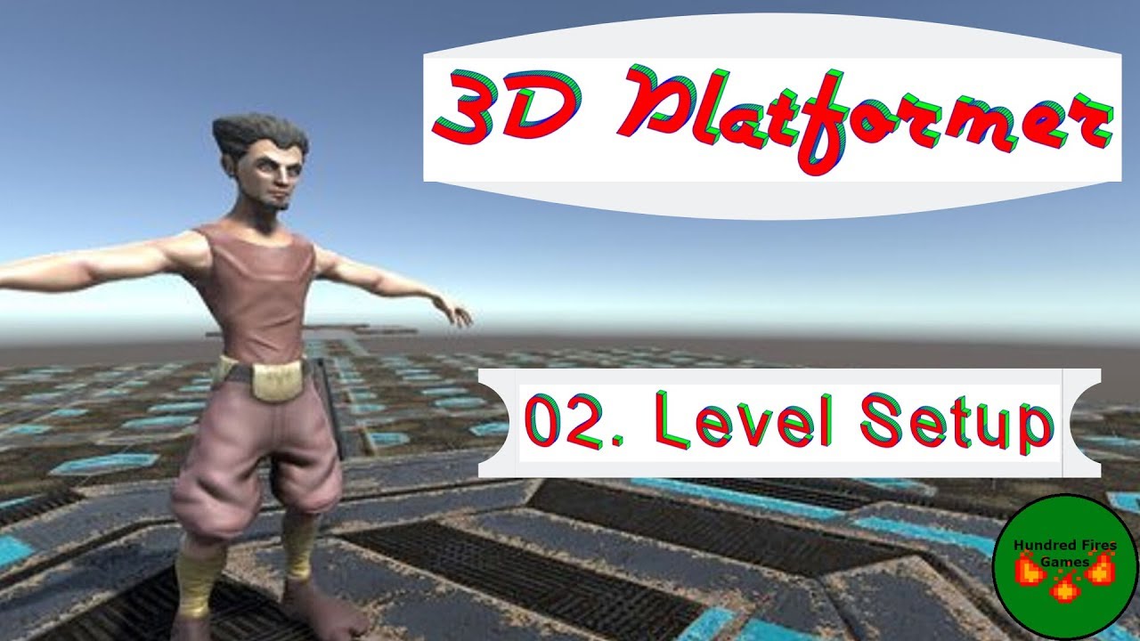3d Platformer Unity C Tutorial 02 Level Setup Youtube