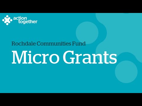 Rochdale Communities Fund Micro Grants Youtube