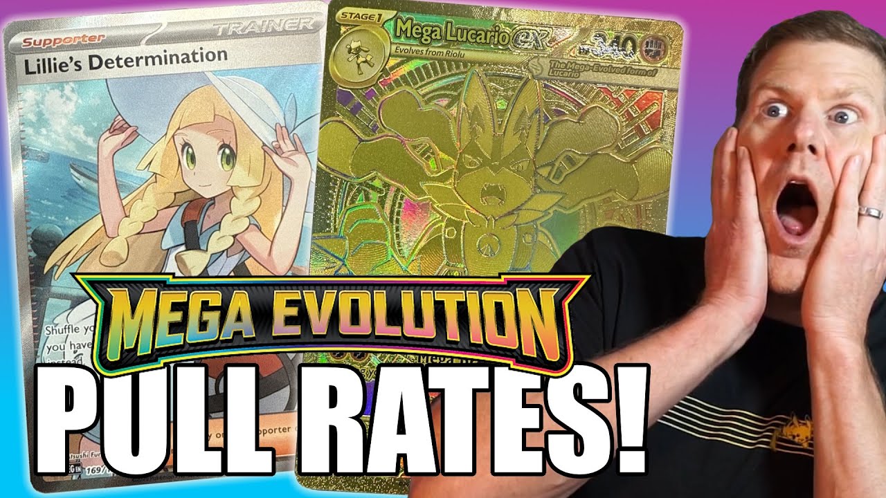 Mega Evolution Pull Rates Exposed From 3000 Packs Youtube