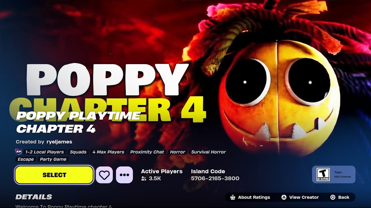 Complete Poppy Playtime Chapter 4 Horror Tutorial In Fortnite Easy