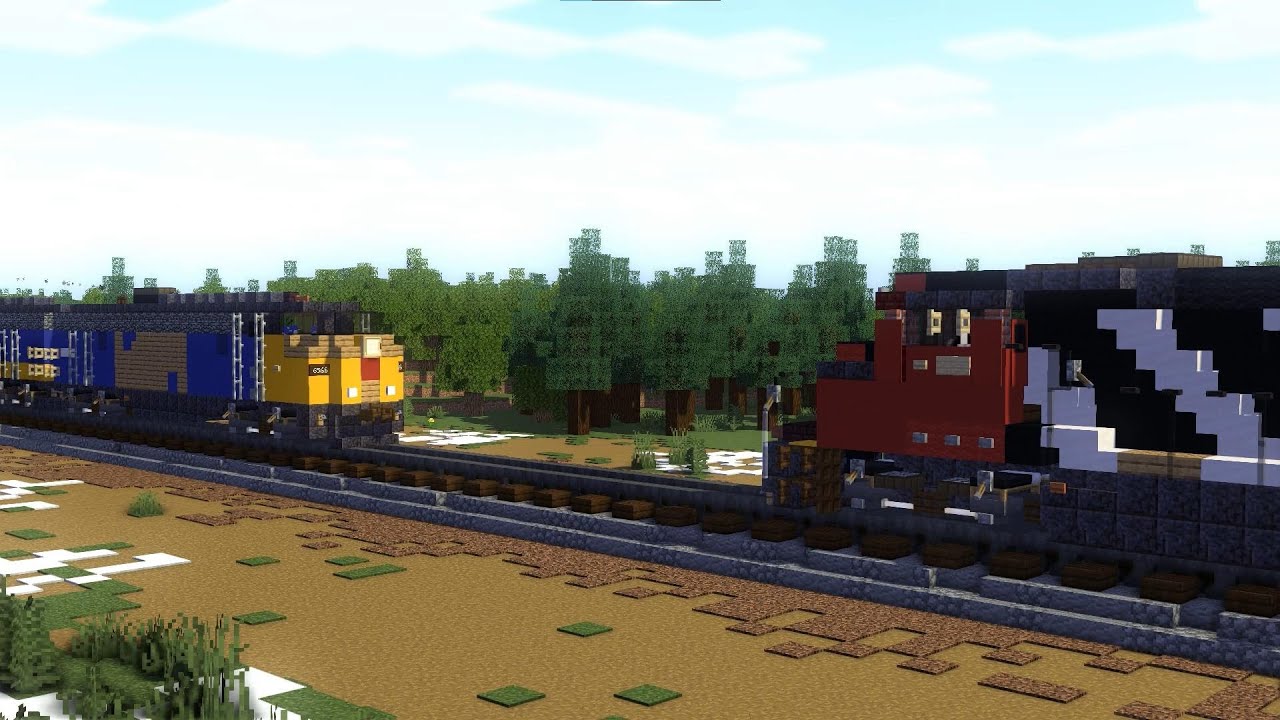 Hinton Train Collision In Minecraft Animation Youtube