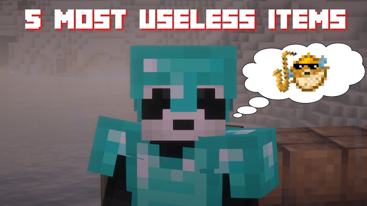 The 5 Most Useless Items In Minecraft Youtube