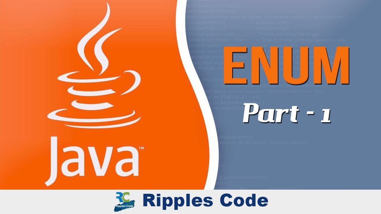 Learn Java Enum Introduction Part 1 Youtube