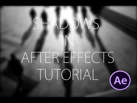 Create Shadows In After Effects Tutorial Youtube