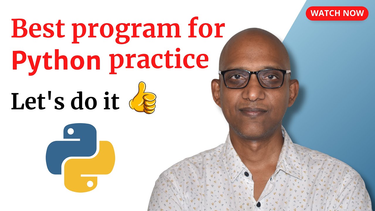 Python Realtime Project Coding Practice Program 1 Youtube