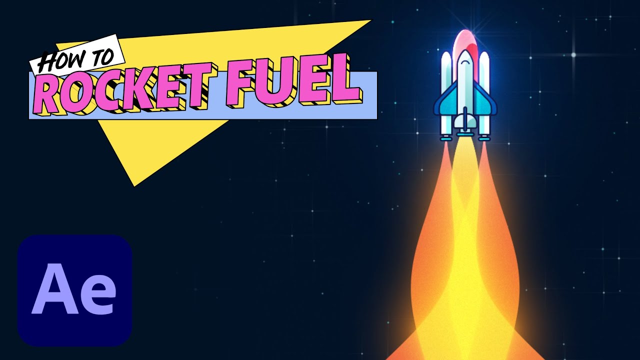How To Make Rocket Flames In After Effects Youtube