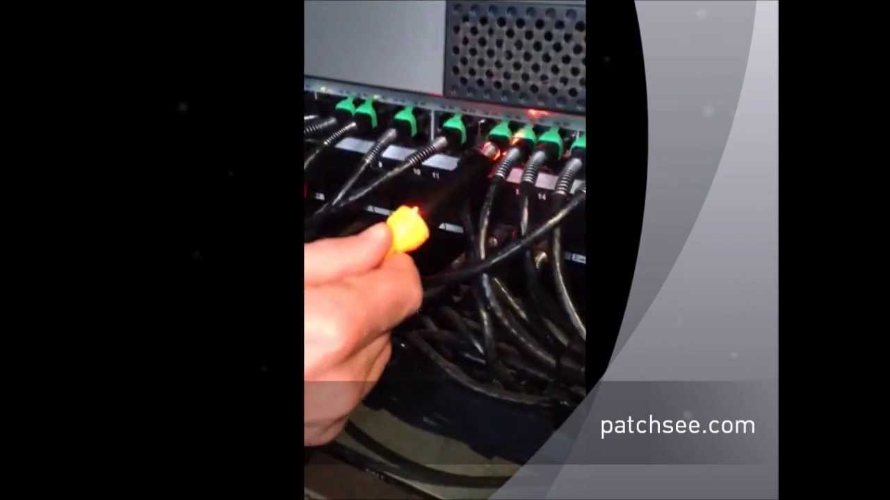Demo Patchsee Intelligent Rj45 Patch Cord Youtube