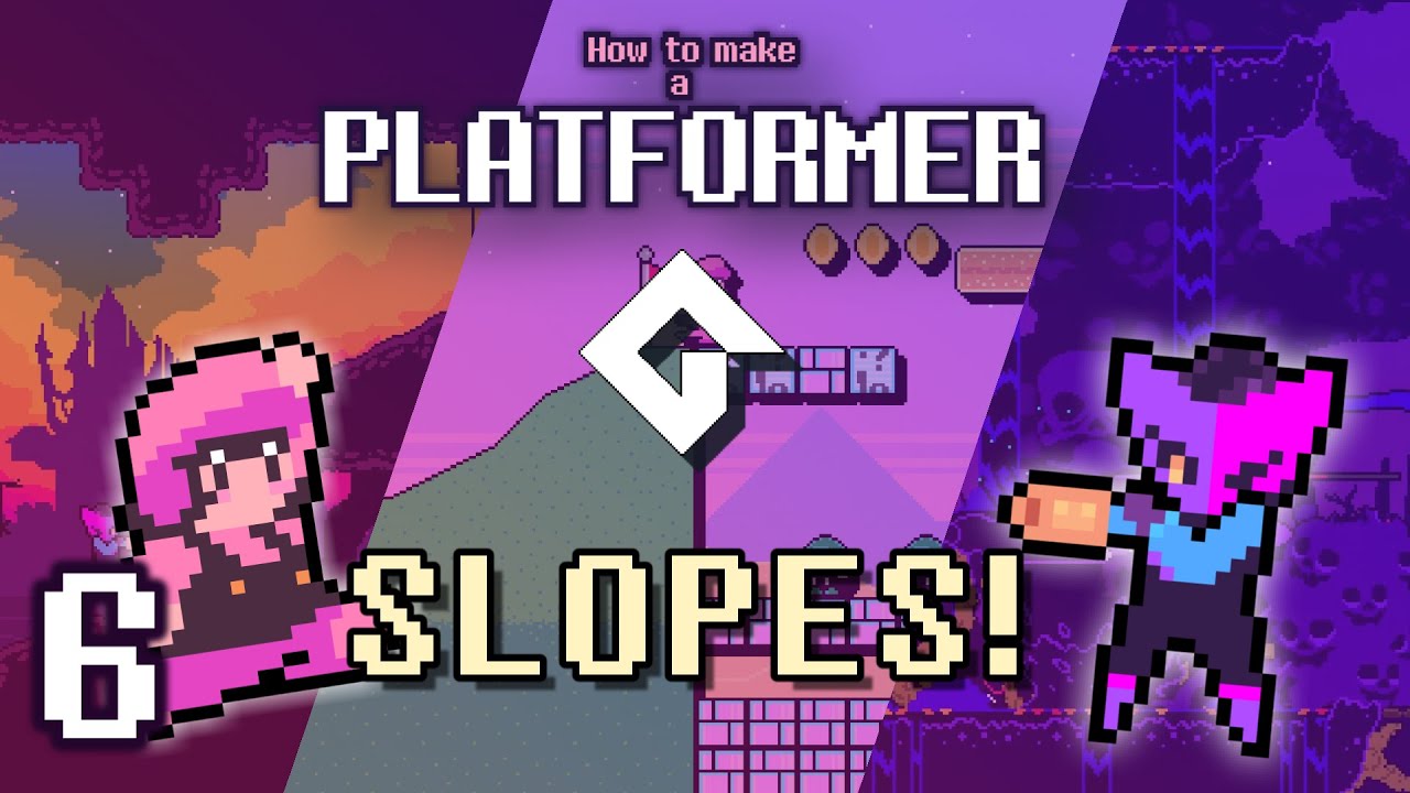 Gamemaker Slopes Tutorial Platformer Part 6 Youtube
