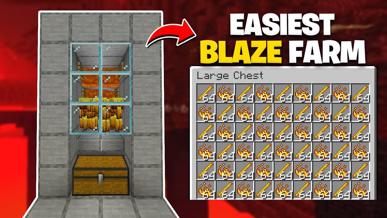 Easiest Blaze Xp Farm In Minecraft 1 21 1100 Rods Per Hour Youtube