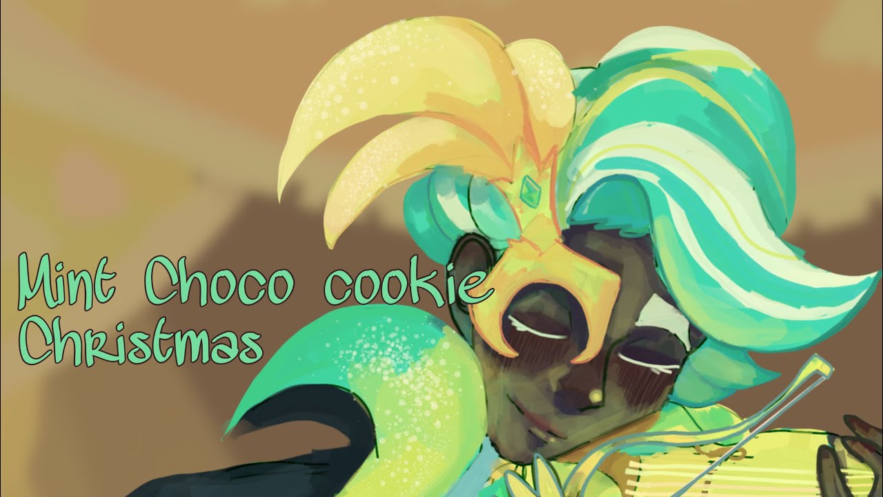 Mint Choco Cookie Speedpaint Youtube