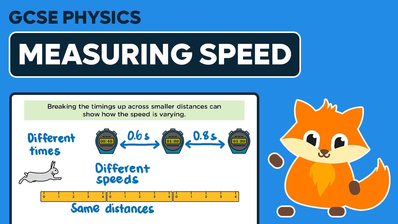 Measuring Speed Gcse Physics Youtube