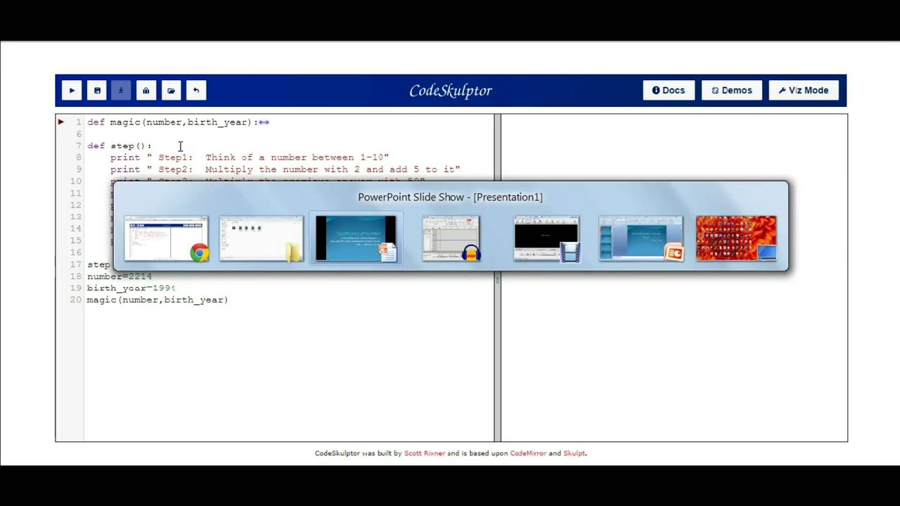 Magic Trick Using Python Youtube